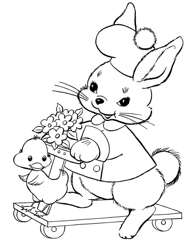 60+ Rabbit Shape Templates and Crafts & Colouring Pages
