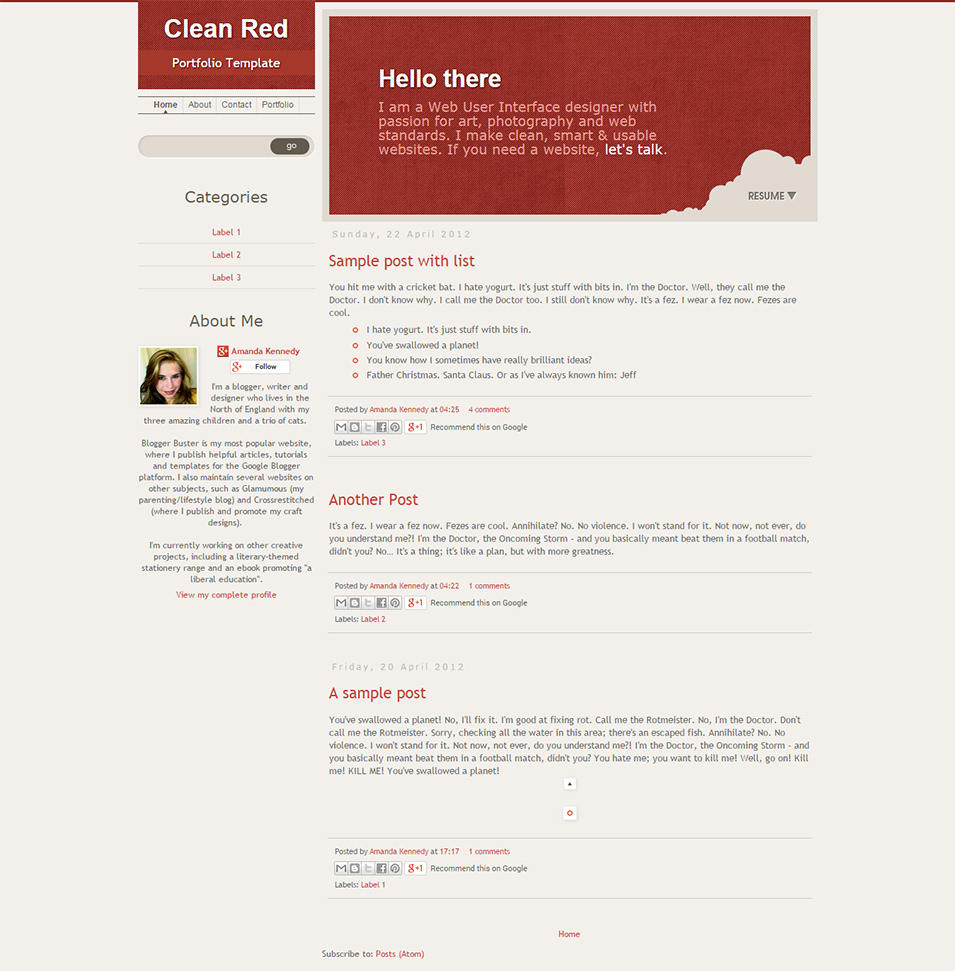 15+ Blog Templates & Themes for Designers