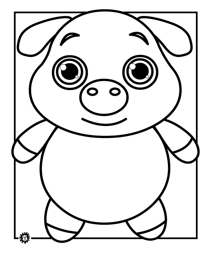 40+ Pig Shape Templates, Crafts And Colouring Pages