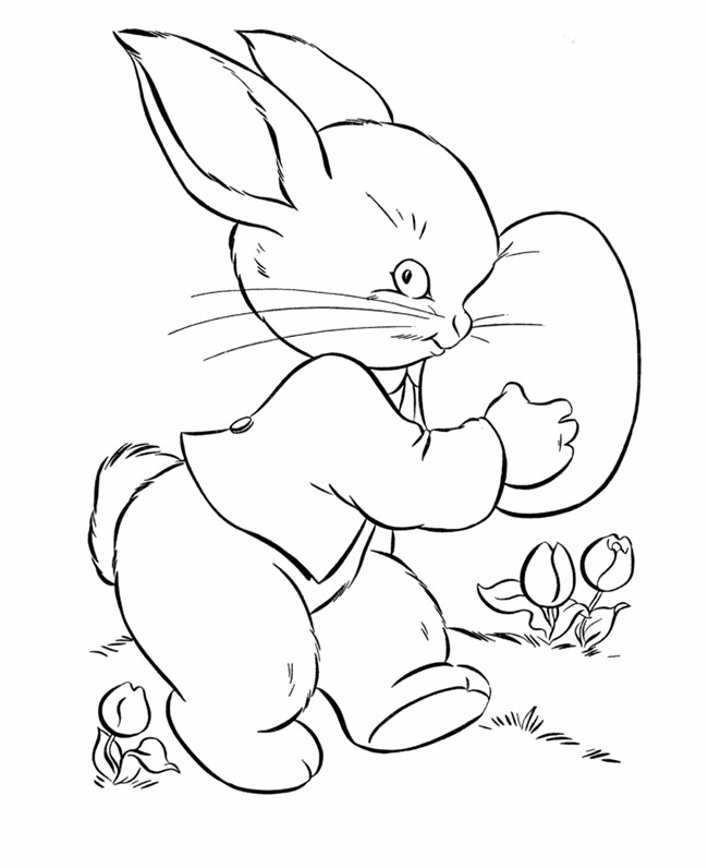 60+ Rabbit Shape Templates and Crafts & Colouring Pages