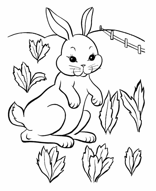 60+ Rabbit Shape Templates and Crafts & Colouring Pages | Free ...