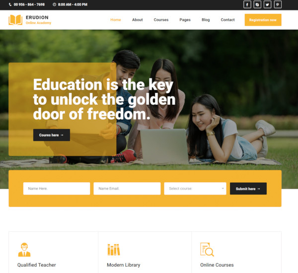 24+ Education HTML5 Themes & Templates