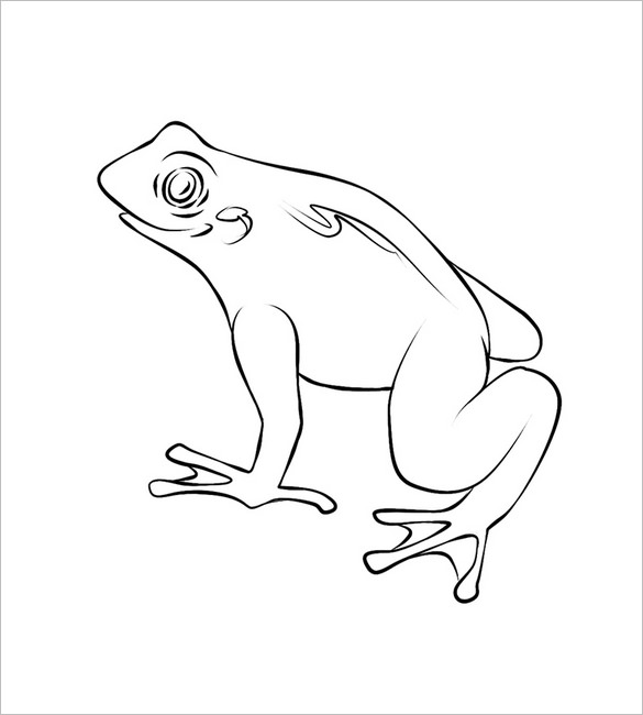Frog Template - Animal Templates