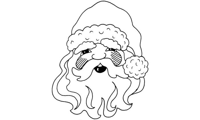 70+ Best Santa Templates Shapes, Crafts & Colouring Pages
