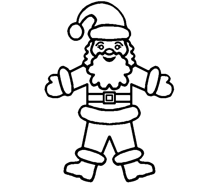70+ Best Santa Templates Shapes, Crafts & Colouring Pages