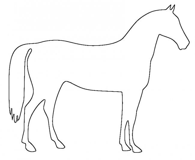 Horse Template - Animal Templates