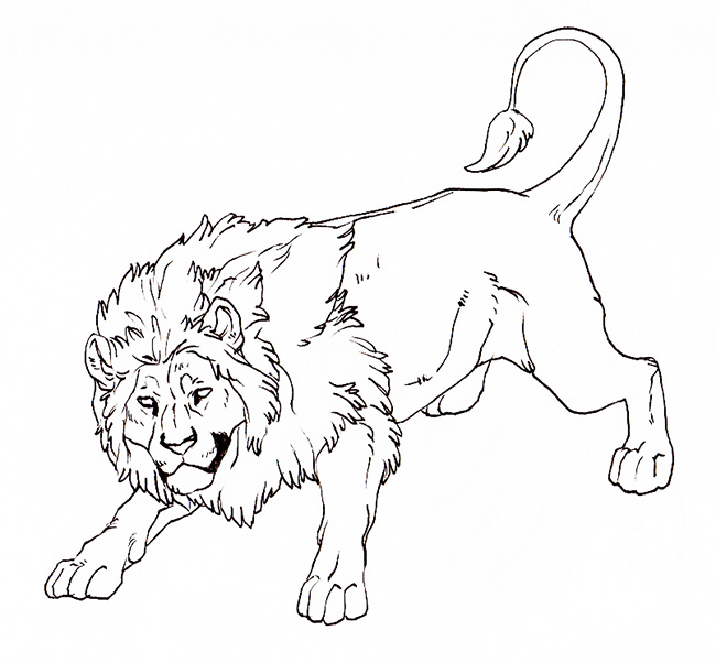 Lion Template - Animal Templates