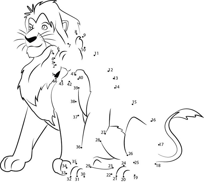 Lion Template - Animal Templates