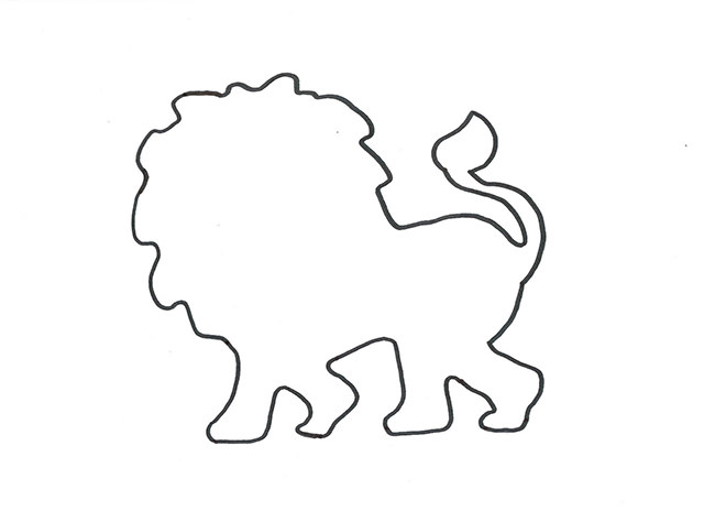 Lion Template - Animal Templates