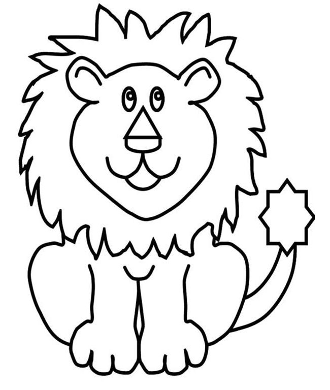 Lion Template - Animal Templates