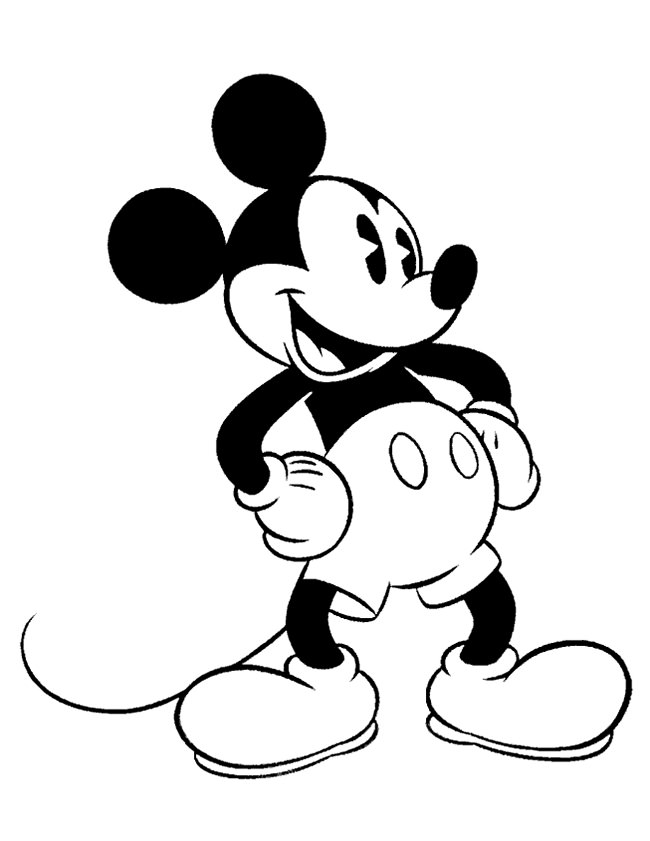 Mickey Mouse Template - Animal Templates