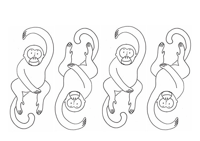 Monkey Template - Animal Templates