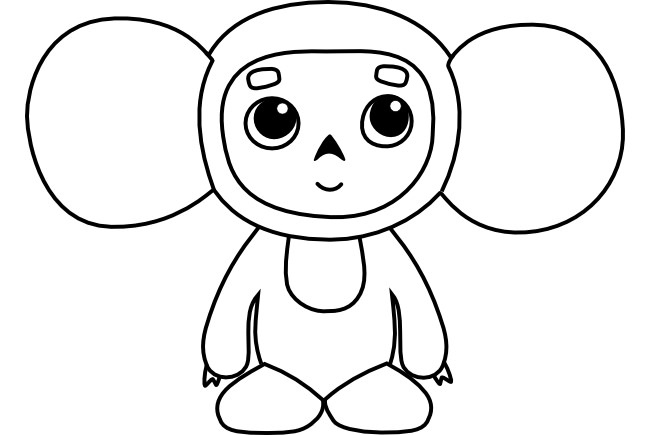 Monkey Template - Animal Templates