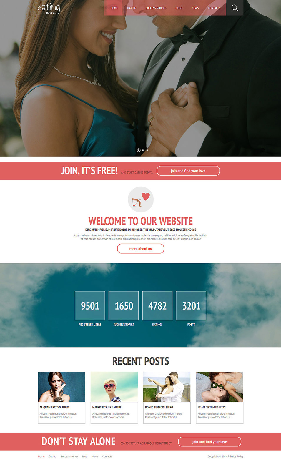 13+ Dating WordPress Themes & Templates | Free & Premium Templates