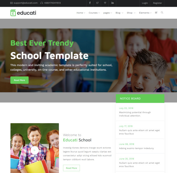 24+ Education HTML5 Themes & Templates