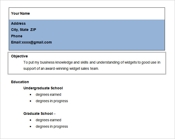 61+ Resume Objectives - PDF, DOC