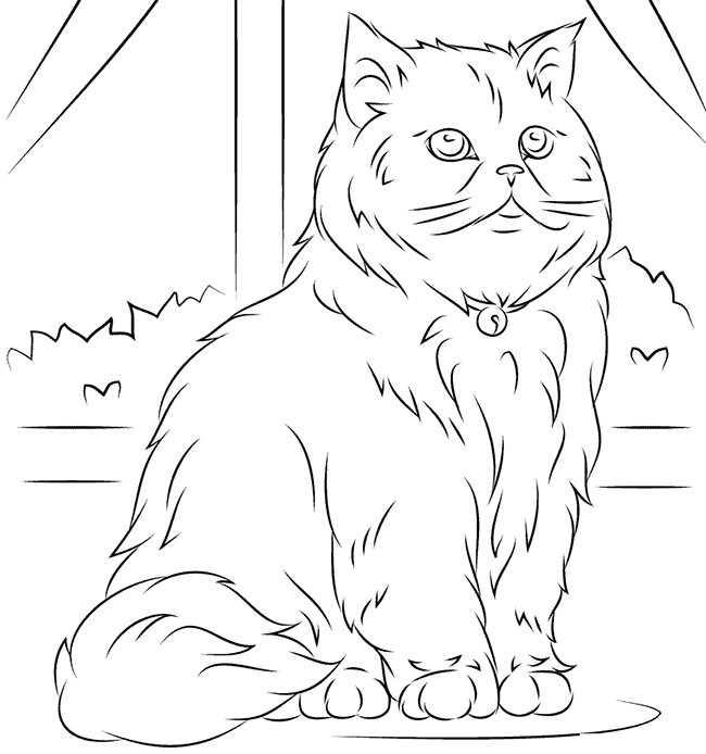 61+ Cat Shape Templates, Crafts And Colouring Pages