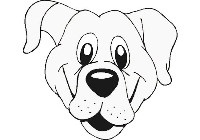 Dog Head Template