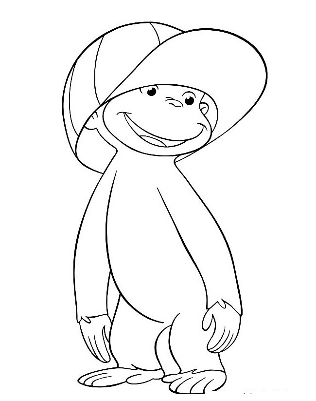 Monkey Template - Animal Templates