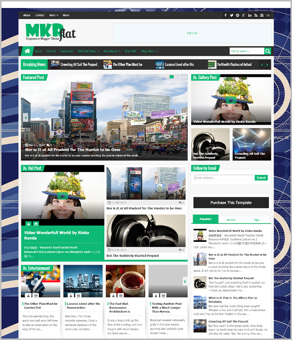 39+ Professional Blog Themes & Templates