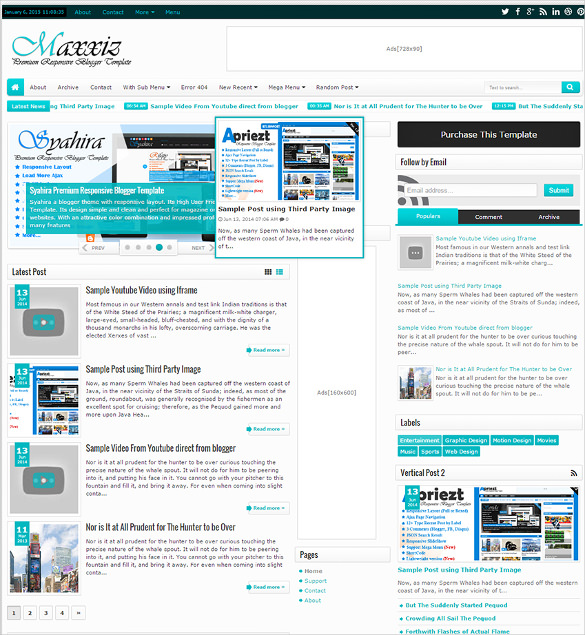 39+ Professional Blog Themes & Templates