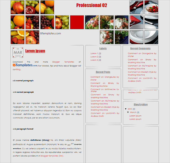 39+ Professional Blog Themes & Templates