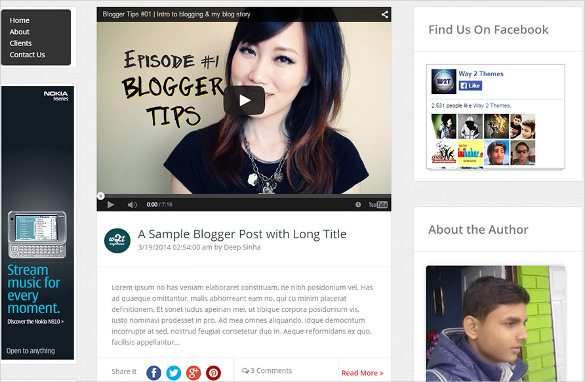 39+ Professional Blog Themes & Templates