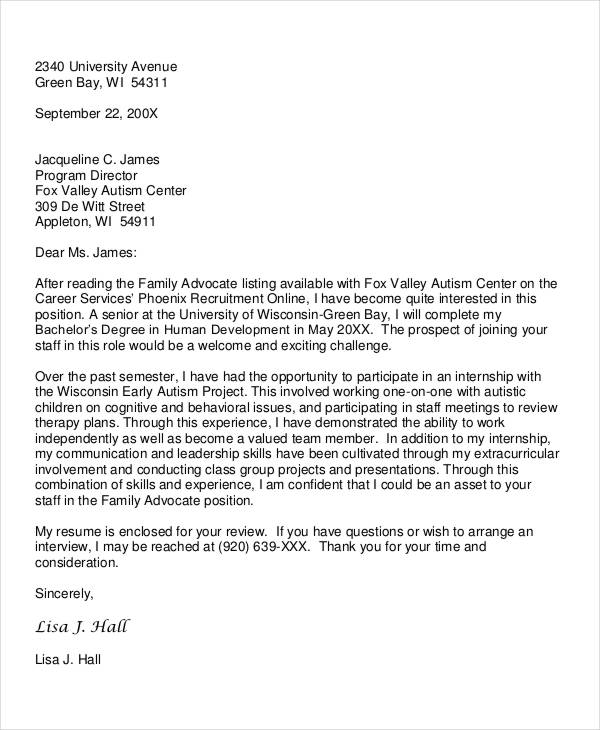 Free 93 Best Application Letter Templates & Samples - PDF, DOC