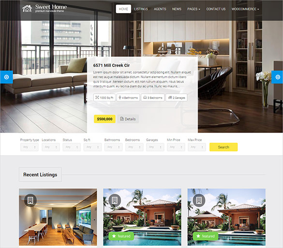 67+ FREE Real Estate WordPress Themes & Templates