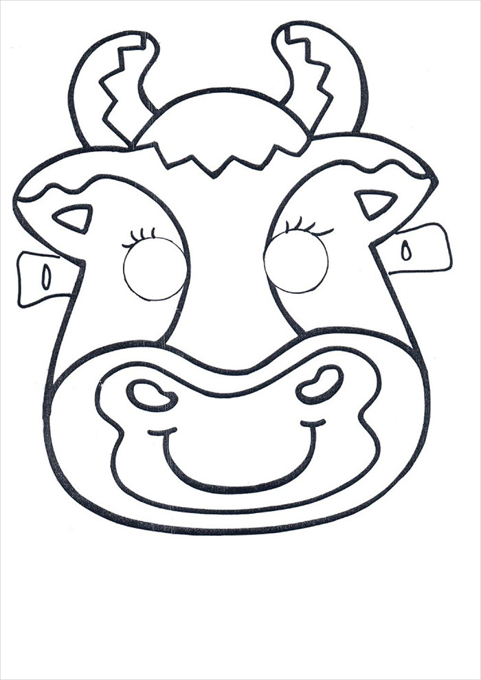 Free Printable Farm Animal Masks Template Printable Templates