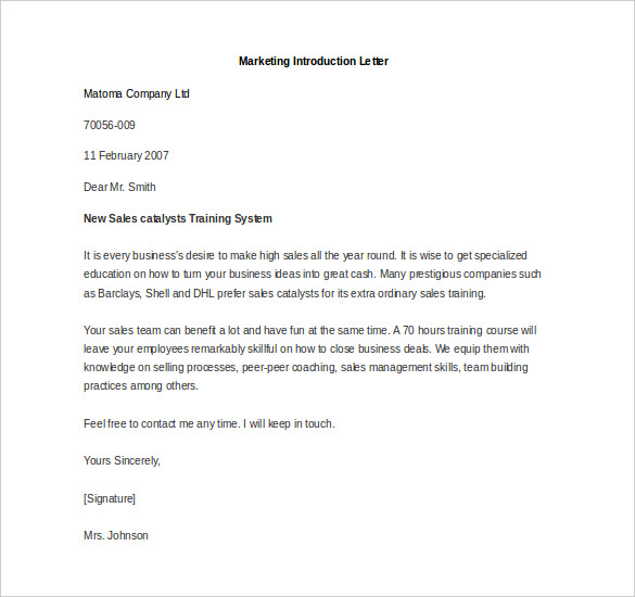 How To Write A Service Introduction Letter To An Ngo