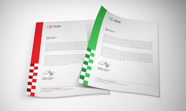 53+ PSD Letterhead Templates