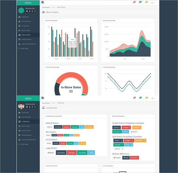 36+ Bootstrap Admin Themes & Templates