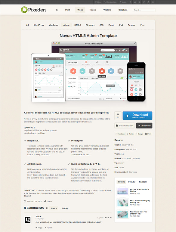 36+ Bootstrap Admin Themes & Templates | Free & Premium Templates