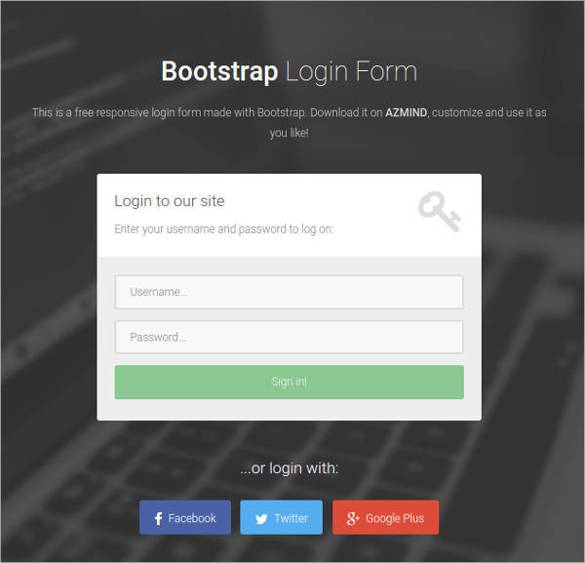 30+ Remarkable HTML & CSS Login Form Templates Download! | Free ...