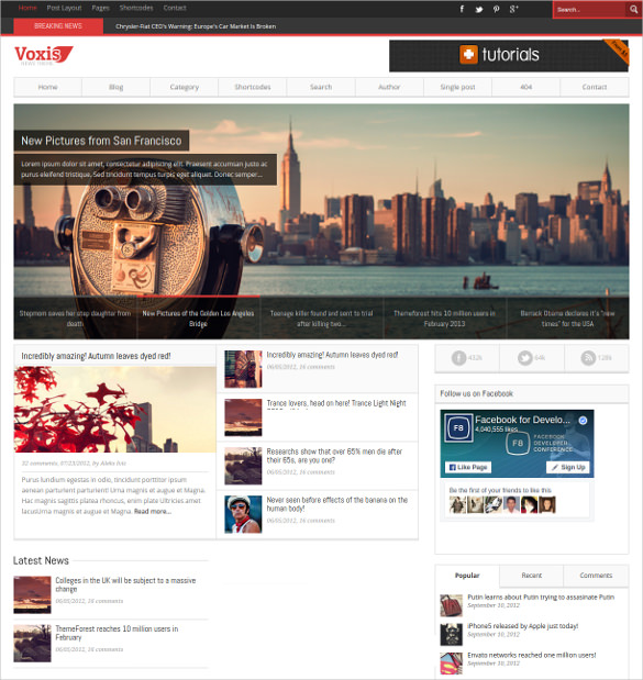 35+ Bootstrap Blog Themes & Templates