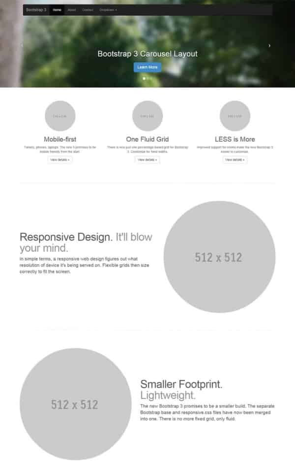 79 + Free Bootstrap Themes & Templates