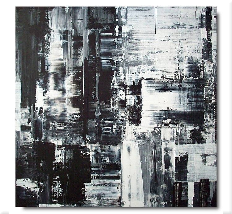 Black and White Abstract Painting - Abstract Painting
