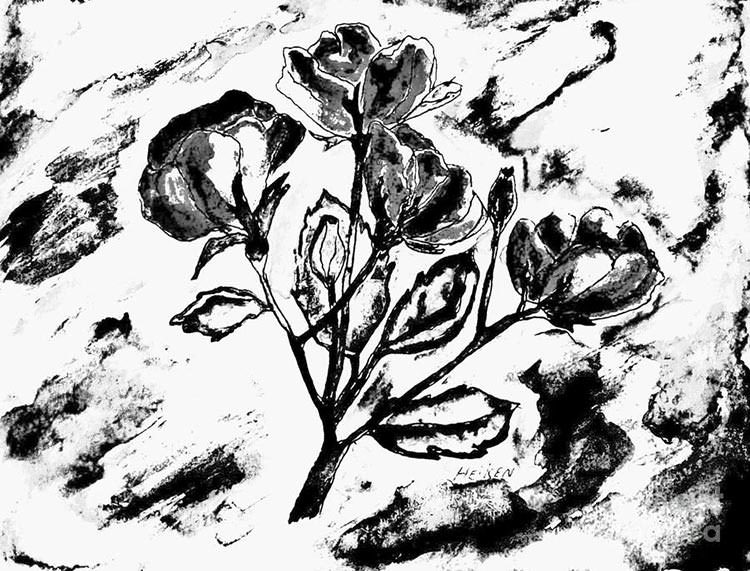 Black and White Abstract Painting - Abstract Painting