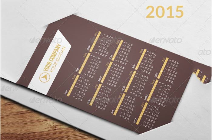 Business Card For Annual Calendar