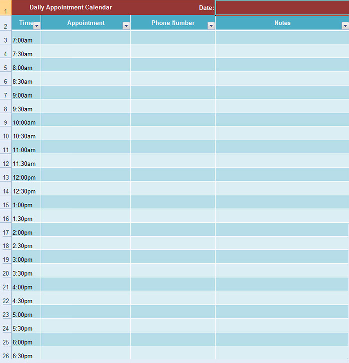 39+ Best Daily Calendar Templates & Designs for 2023