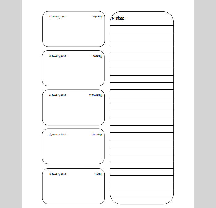 39+ Best Daily Calendar Templates & Designs for 2023