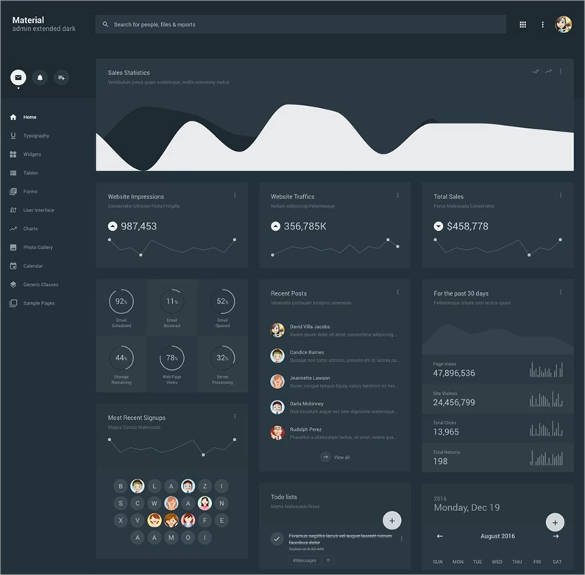 36+ Bootstrap Admin Themes & Templates | Free & Premium Templates