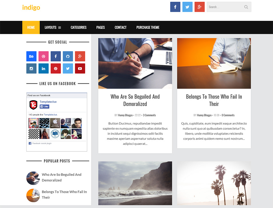 31+ Photography Blog Themes & Templates