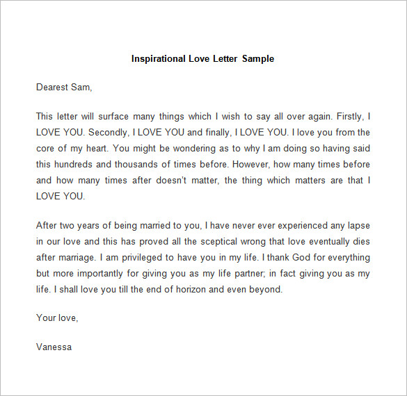 56 Love Letter Templates PDF DOC 56 Love Letter Templates PDF DOC