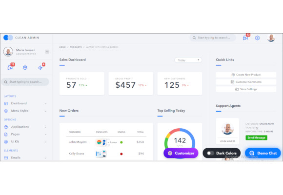 36+ Bootstrap Admin Themes & Templates