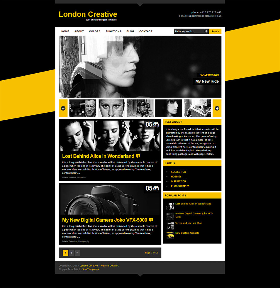 29+ Best Gallery Style Blog Templates & Themes