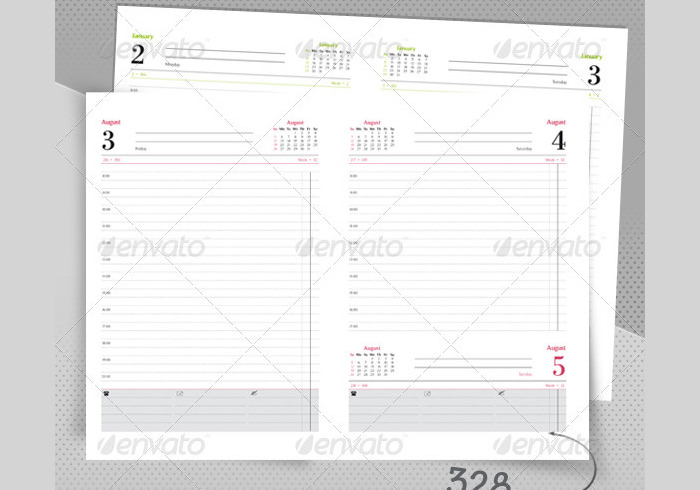 39+ Best Daily Calendar Templates & Designs for 2023