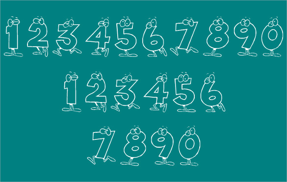 30+ Number Fonts - TTF, OTF