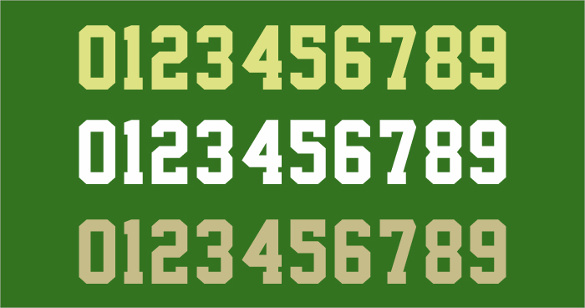 30+ Number Fonts - TTF, OTF